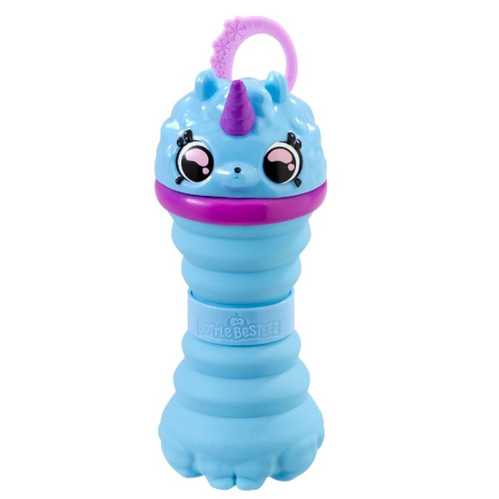 Bottle Besteez Botella 360ml Animales Unicornio Celeste Plegable