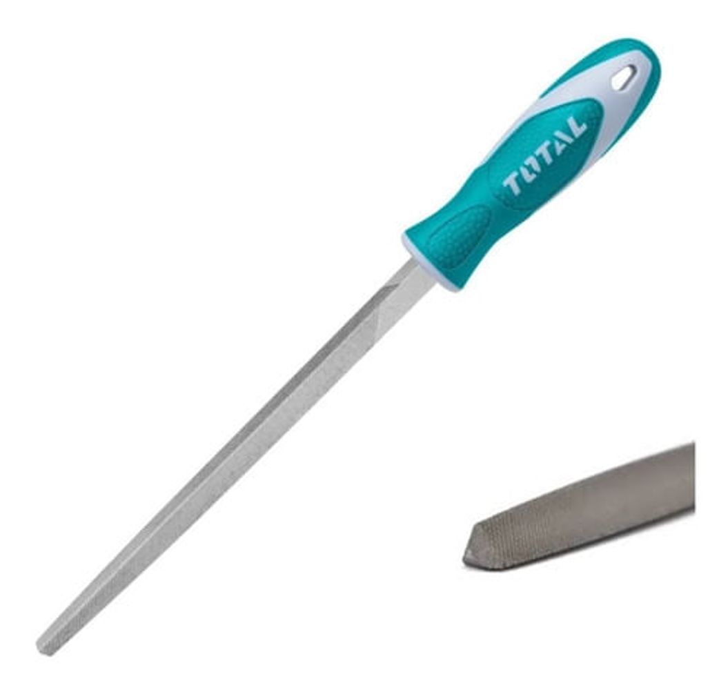 Lima Total Tht91486 Triangular 200mm 20cm 8puLG Acero T12 Industrial