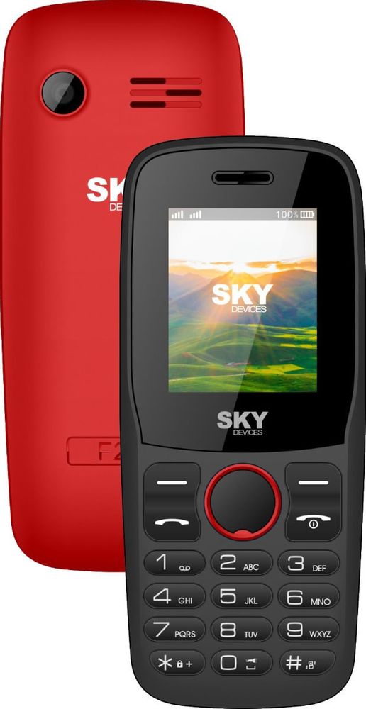 Celular SKY F2G Rojo