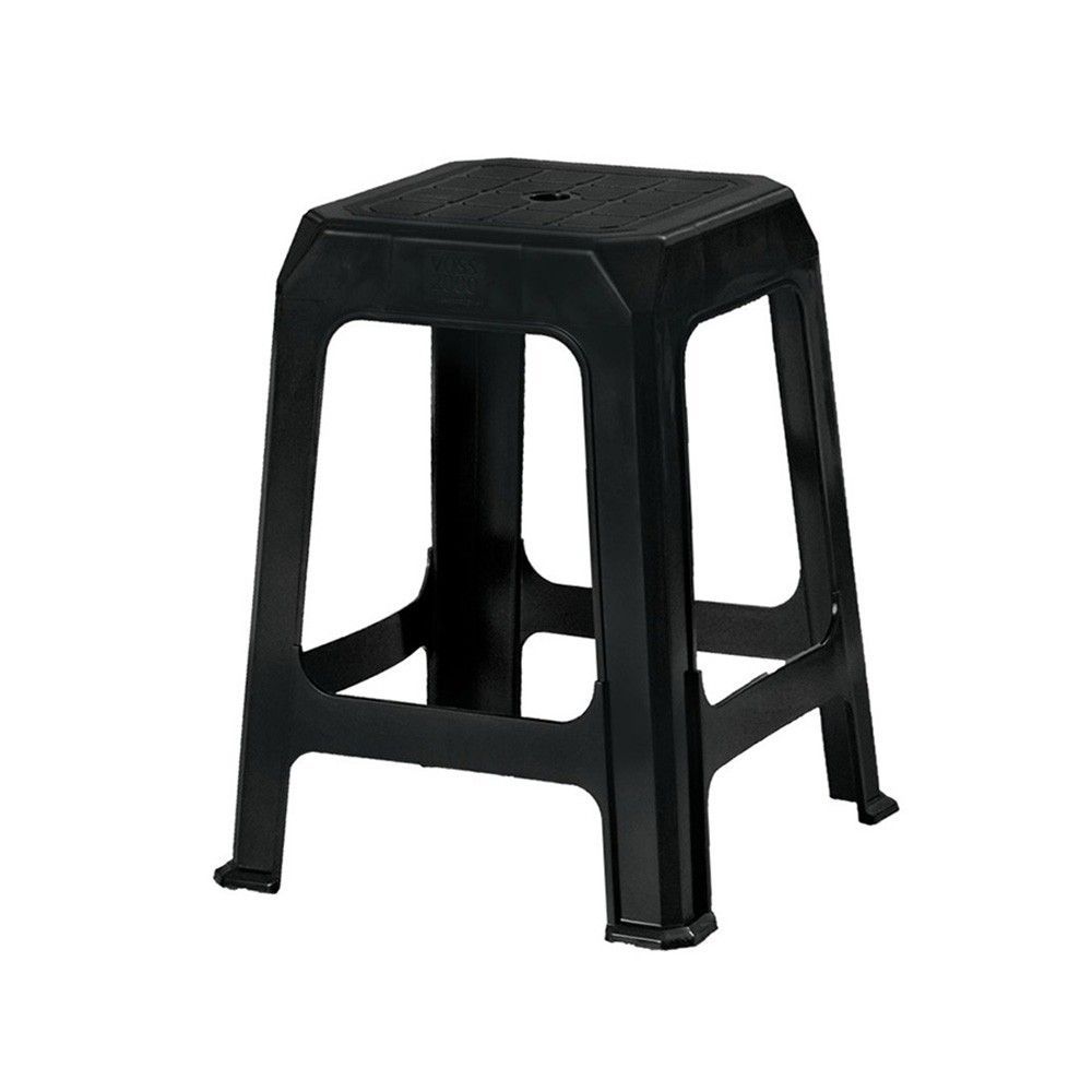 Banquito Apilable Negro Voss 2000