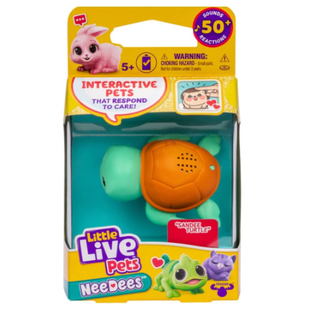Mascota interactiva Little Live Pets Nee Dees Tortuga