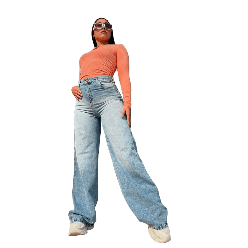 Jean Las Locas Wide Leg Gala Celeste 46