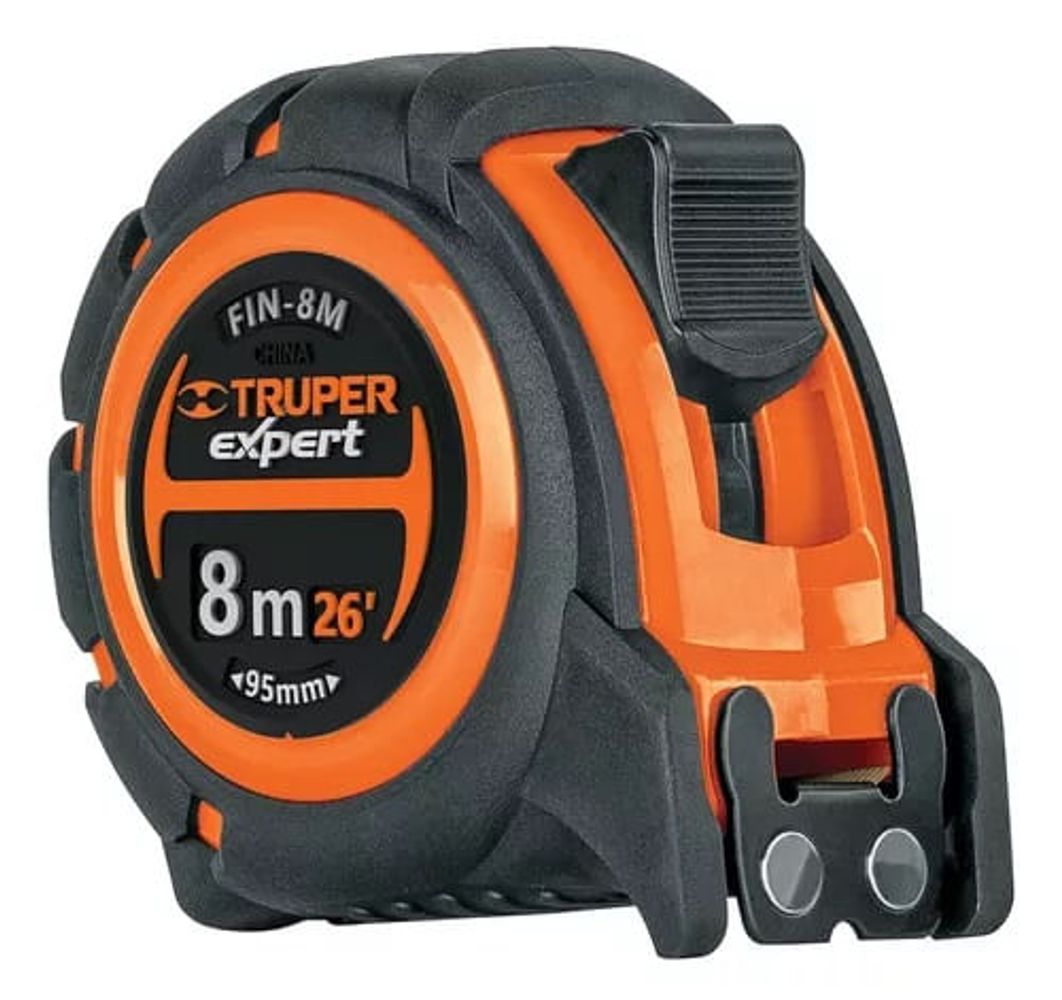 Cinta Metrica Industrial 8 Metros 26' Truper 12696 Magnetico