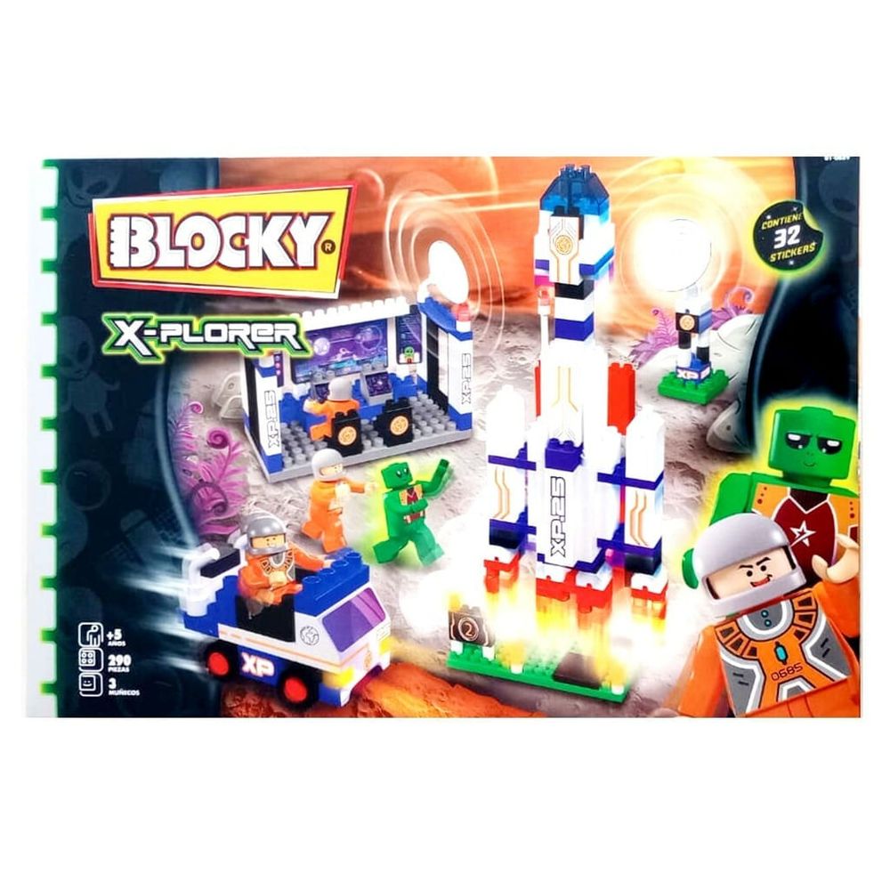 Blocky X-Plorer Lanzamiento Desde Marte 01-0689 Rasti