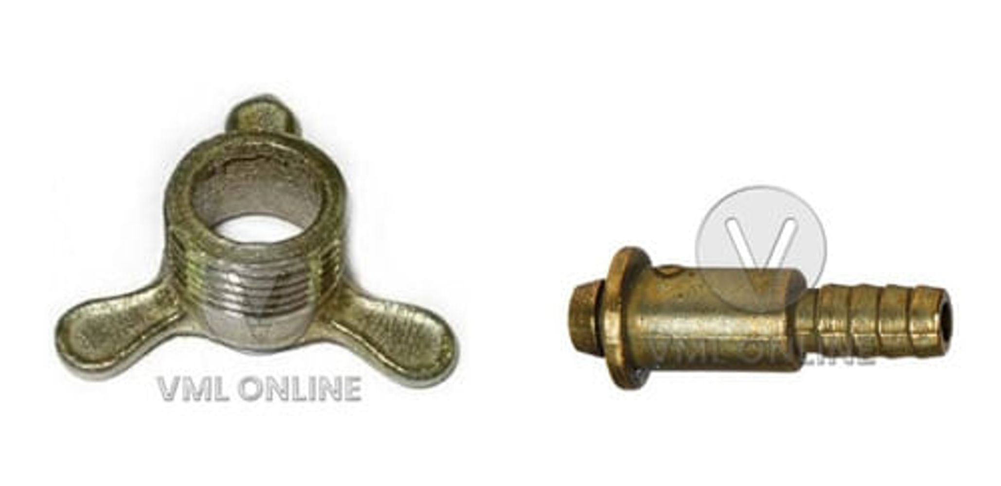 Mariposa Bronce Con Perno Completa Para Garrafa 10 Kg