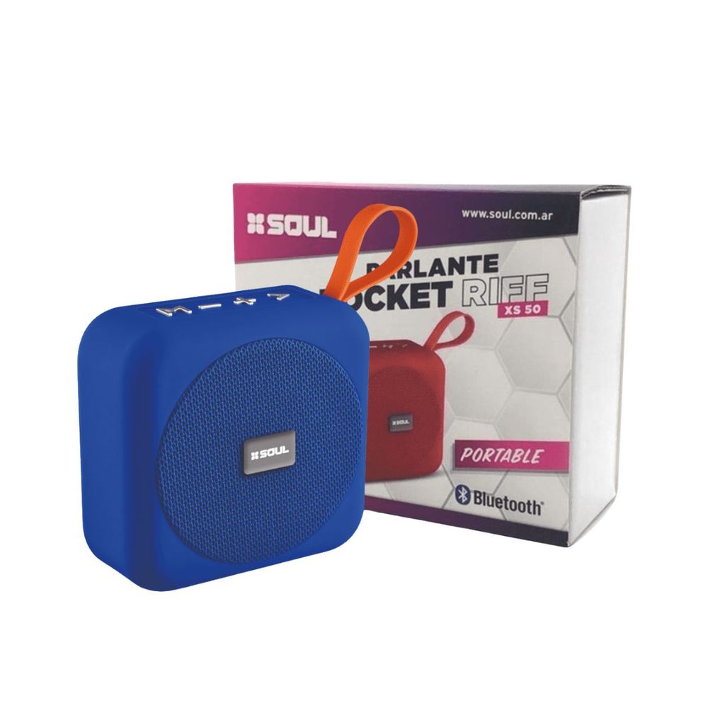 Parlante SOUL Bluetooth XS50 Pocket Riff Azul