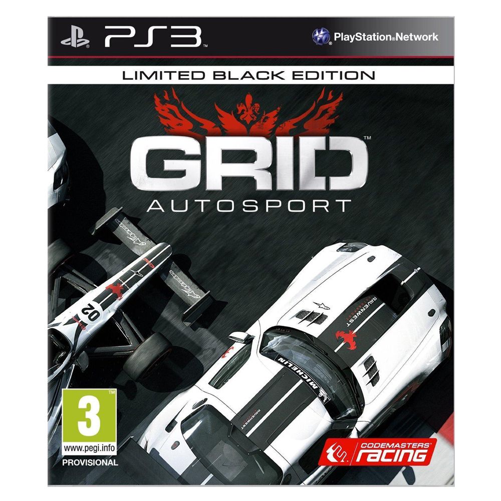 JUEGO PS3 CODEMASTER GRID AUTOSPORT BLACK EDITION