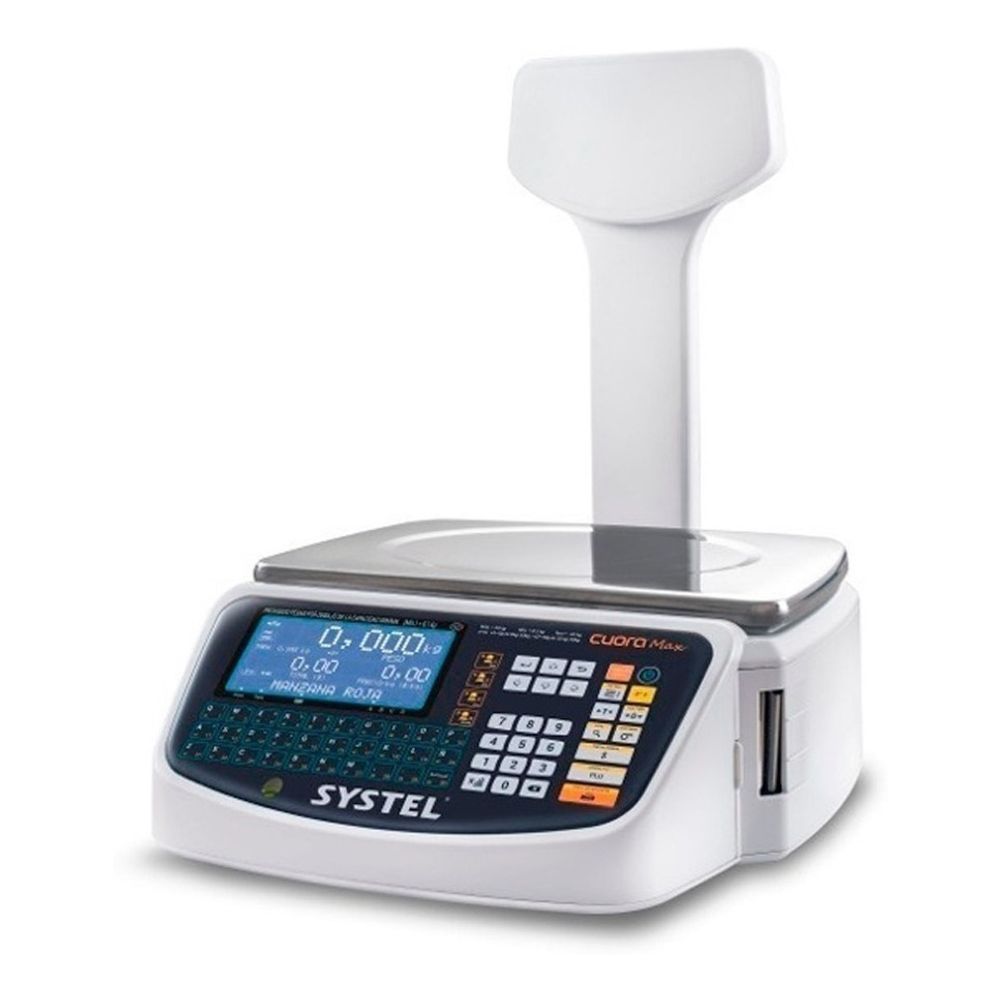 Balanza Cuora Max St 30kg con Mastil Rs485/usb Impresor Continuo ...