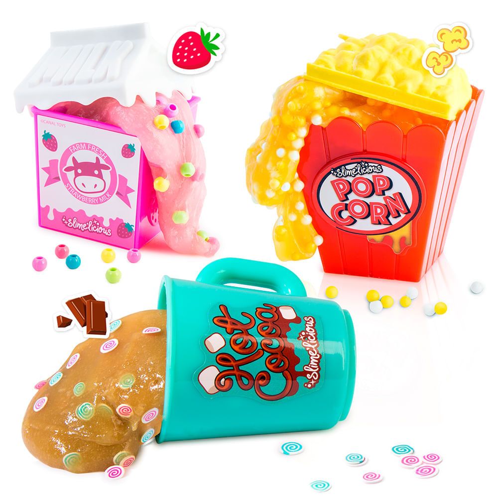 Playset 28cm Pack X3 Slimelicions Slime Shakers