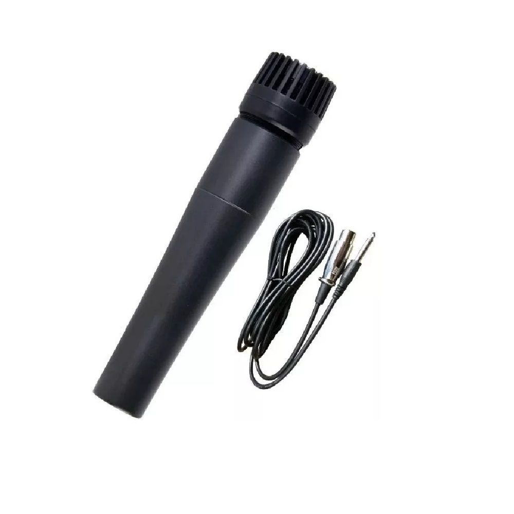 Micrófono Dinámico Parquer Sn57 + Funda + Cable Profesional