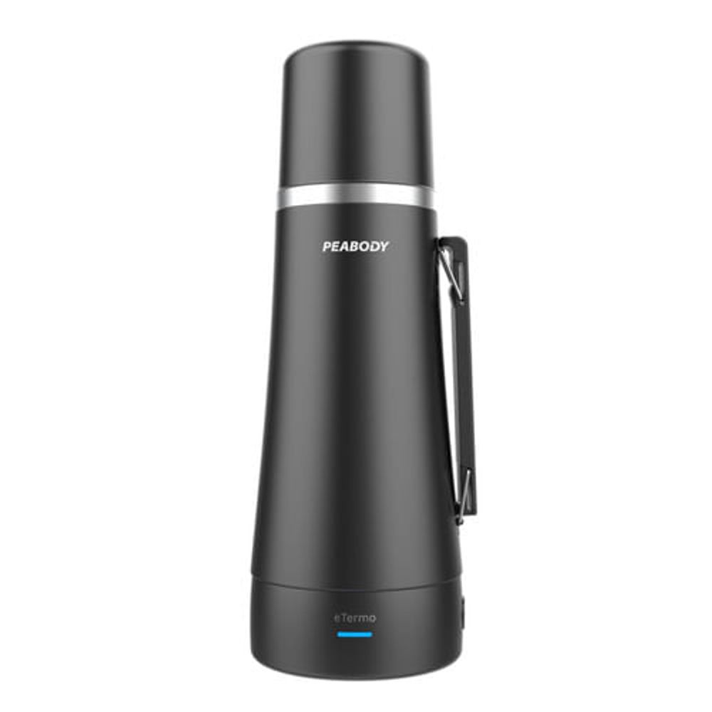 Termo Eléctrico Peabody Pico Cebador 1 Ltr Negro