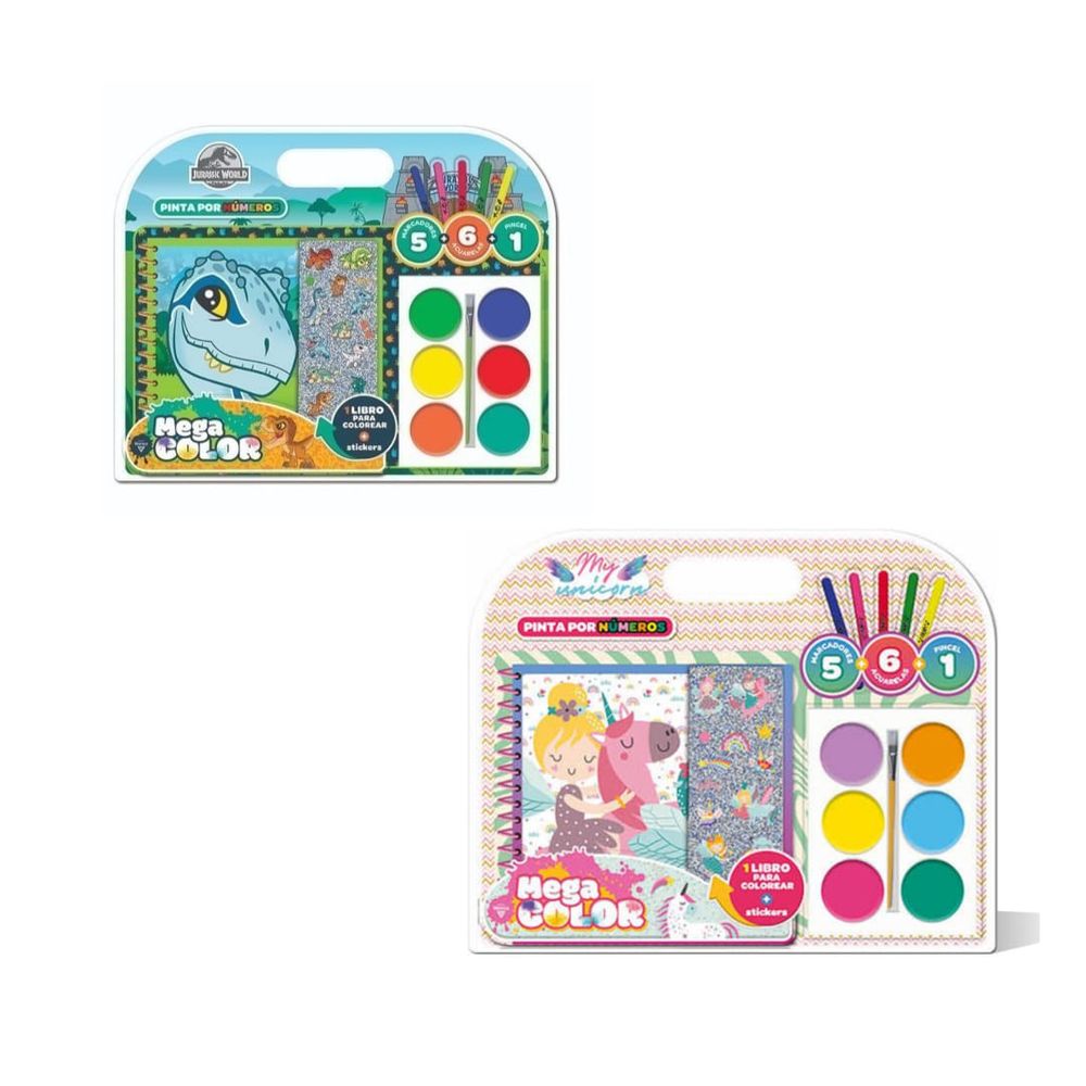 Set De Arte Mega Color - Vertice 6001/02 My Unicorn