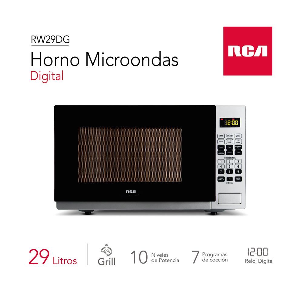Microondas RCA 29L Con Gril RW29DG