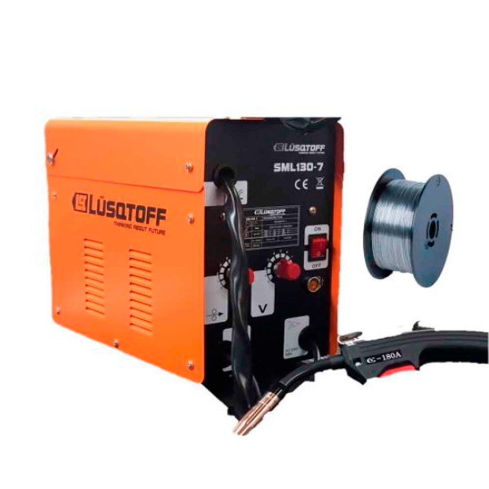Soldadora Mig Lusqtoff Sml130 Flux 120 Amp + Alambre Tubular