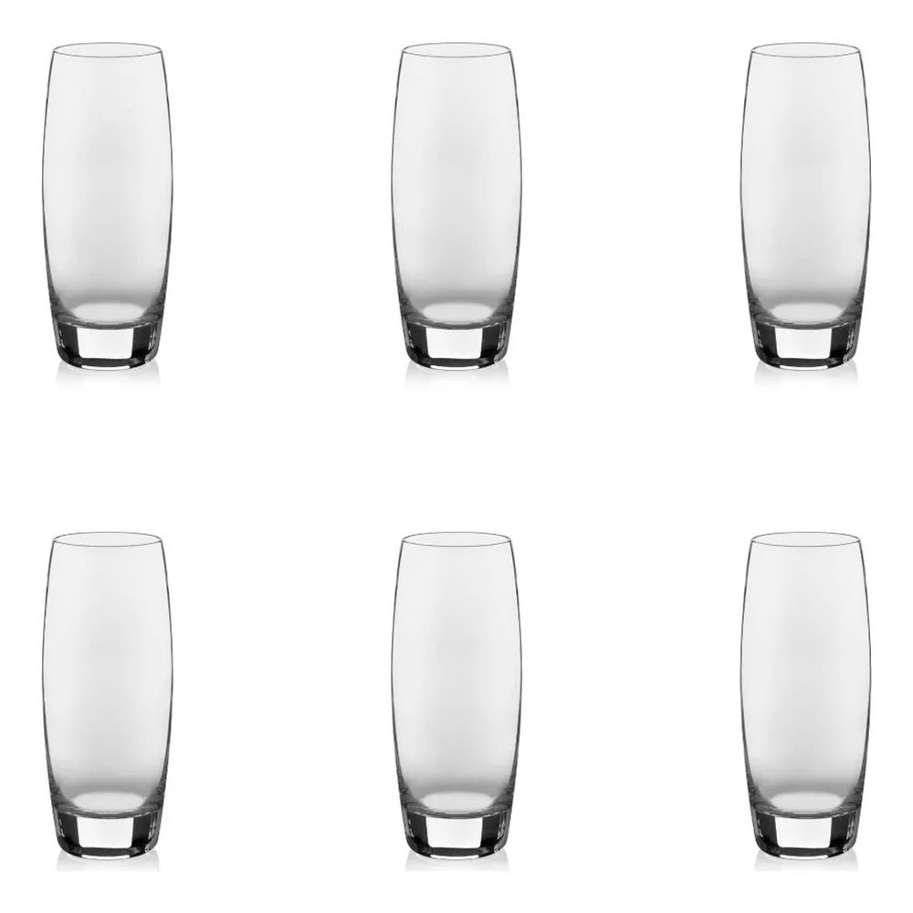 Vaso Trago Largo Endessa Libbey Crisa 480 Cc Vidrio X 6 Uni.