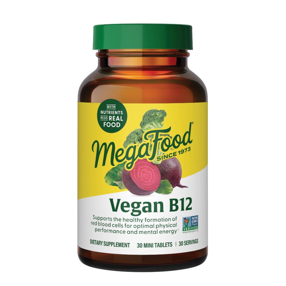 MegaFood Vegano B12 - Suplemento multivitamínico