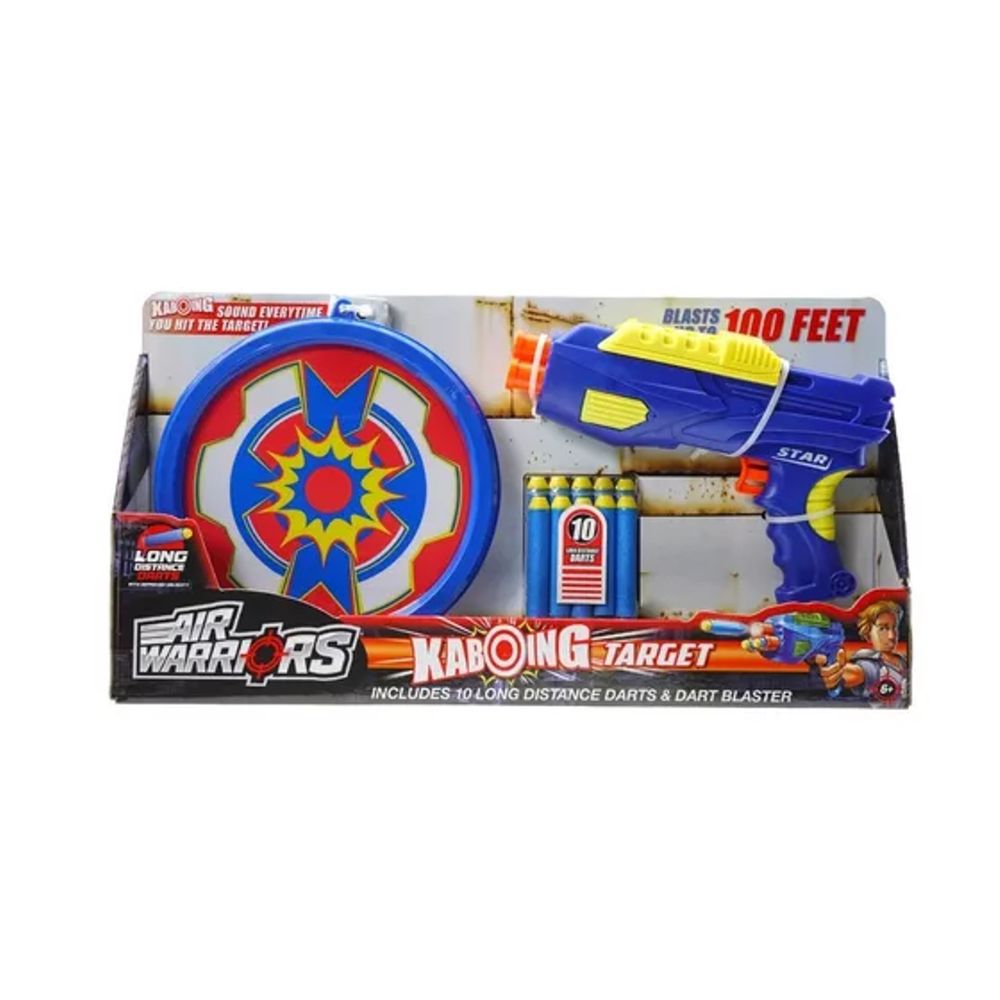 Pistola Kaboing C/ Blanco Lanza Dardos X10 - Air Warriors