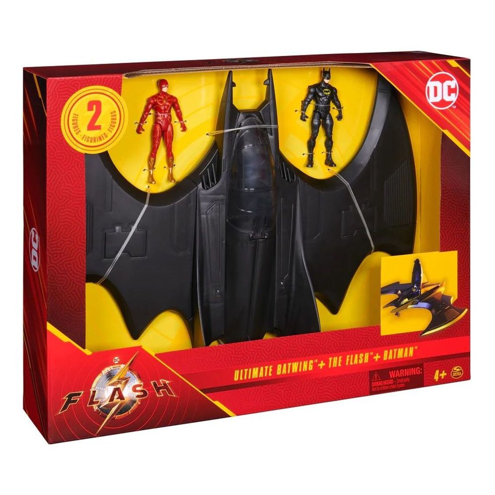 The Flash Ultimate Batwing Flash Y Batman Muñecos Figura
