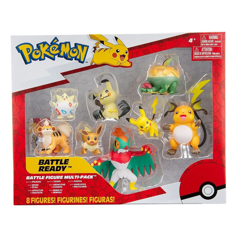 Pack De Pokemon 8 Figuras Multipack Coleccionable Original