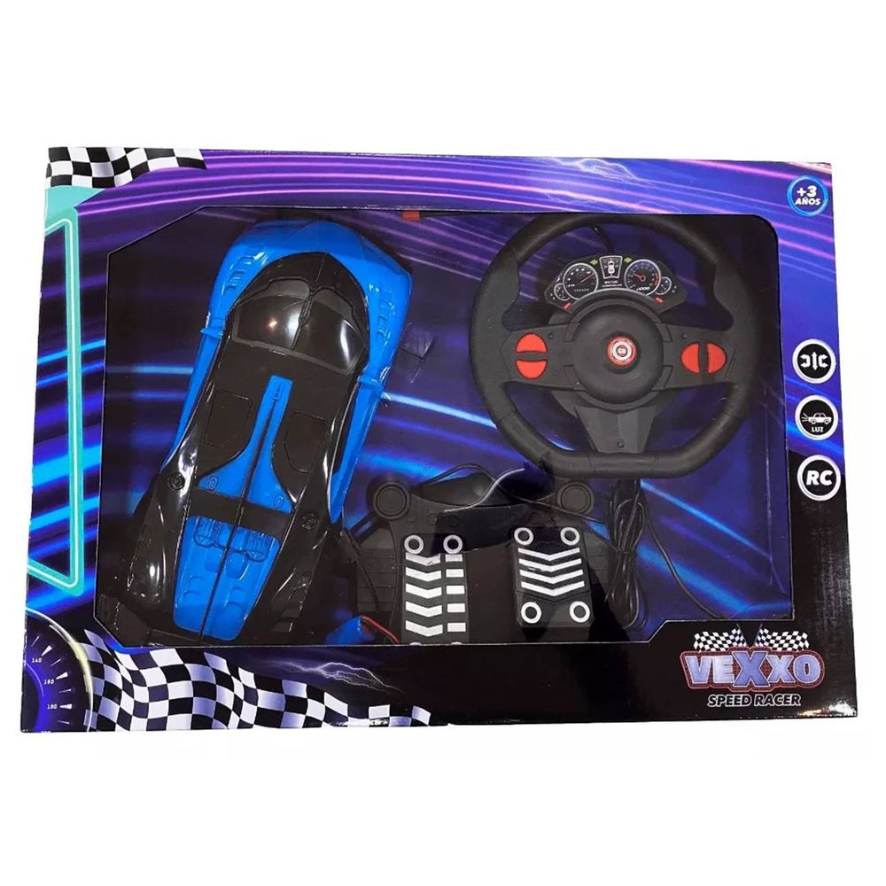 Auto Vexxo Bugatti Control Remoto Con Pedalera Y Luz