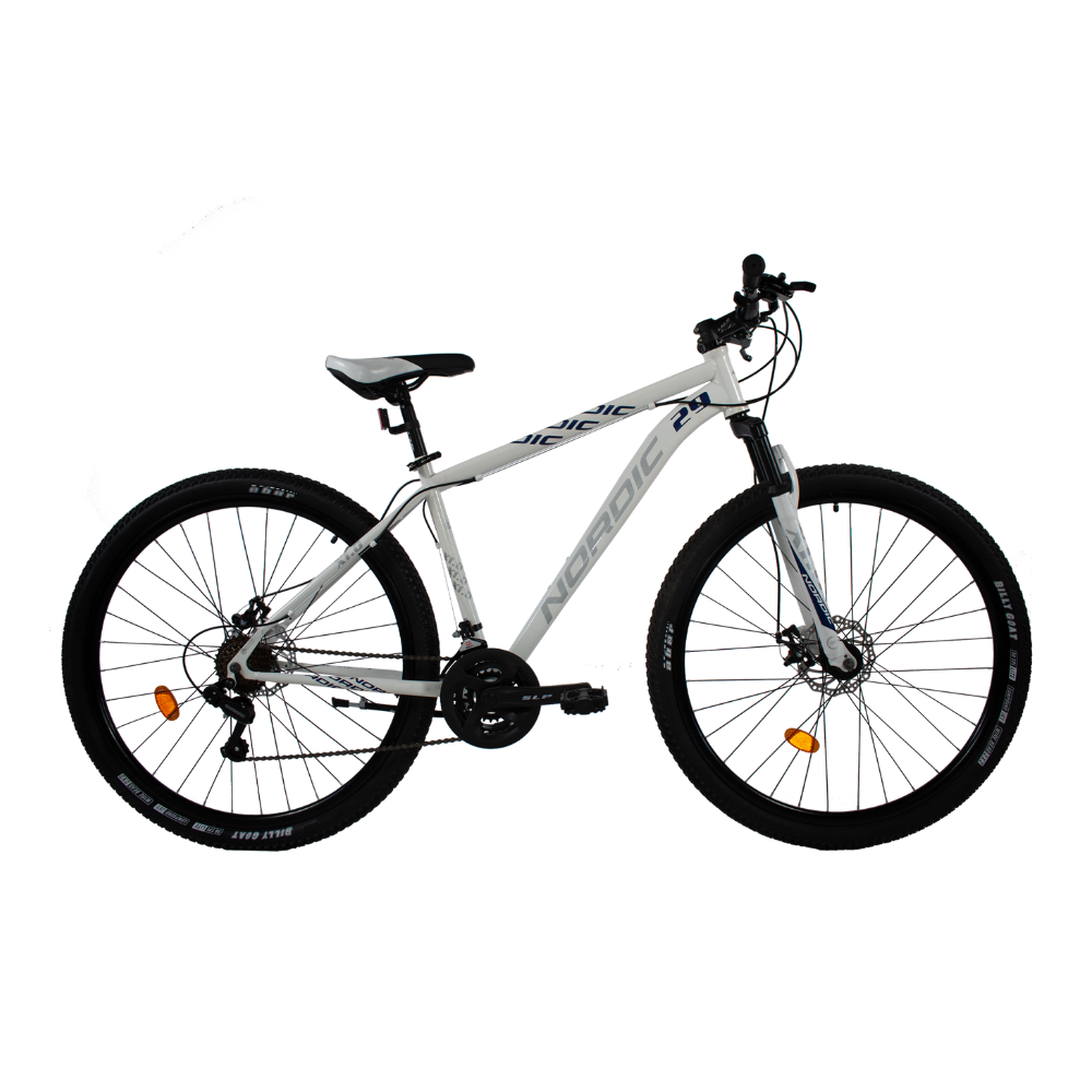 Bicicleta Mountain Bike Nordic X1.0 Rodado 29 T18 Blanca - Gris