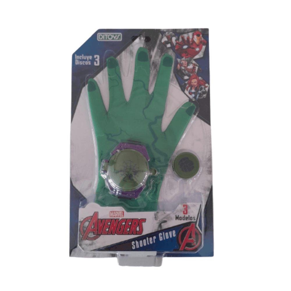 Guantes Lanza Tazos Ditoys 2610 Hulk