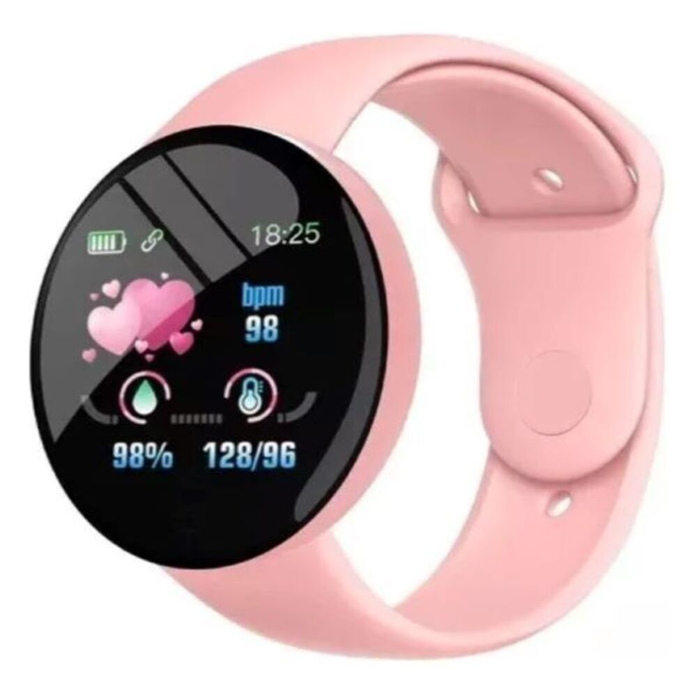 Smartwatch D18 Redondo Multifunción Reloj Inteligente