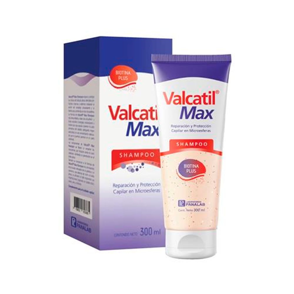 Shampoo Valcatil Max Tratamiento Anticaida Cabello 300 Ml
