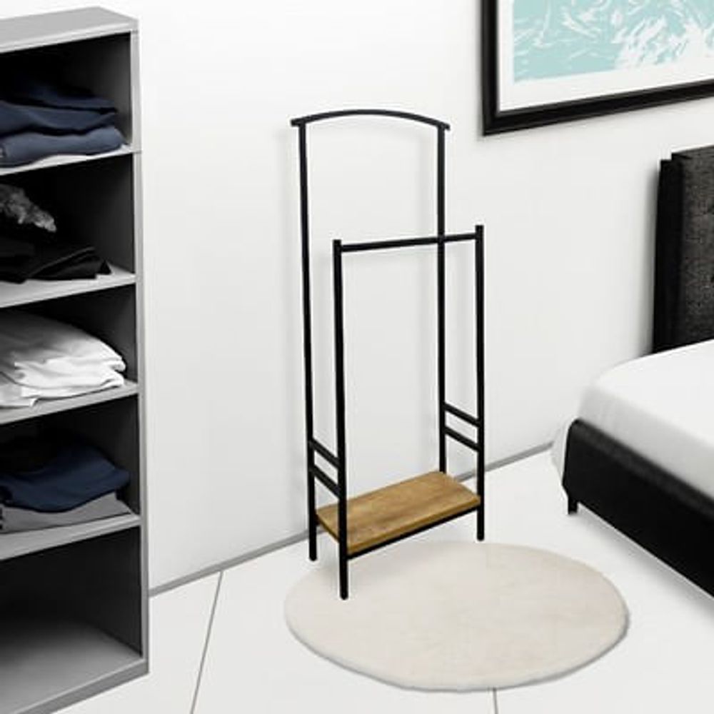 MUEBLE PERCHERO / VALET. 44 x 18 x 110cm. Color ROBLE ATAKAMA