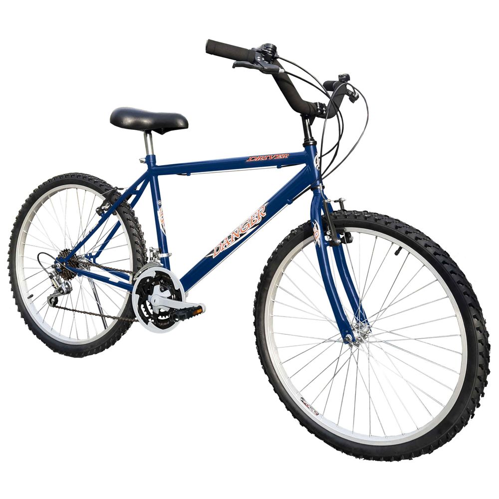 BICICLETA RODADO 26 HIBRIDA 21V AZUL