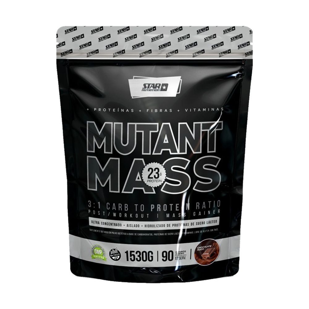 Mutant Mass Pouch 1530gr Sabor:Cookies & Cream Star Nutrition