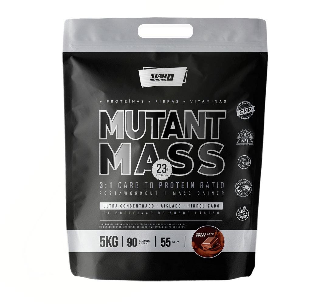 Mutant Mass 5 Kg Ganador De Masa Muscular sabor Chocolate