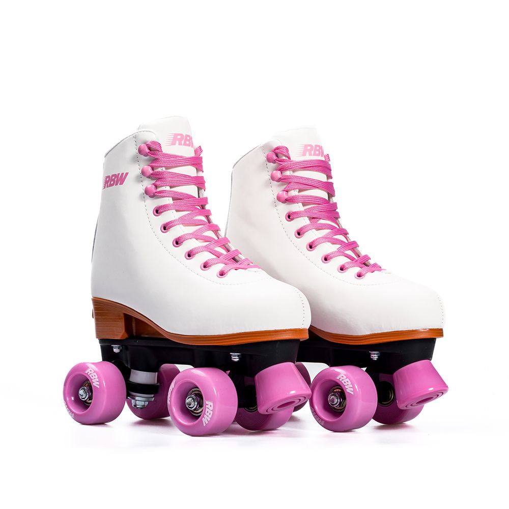Patín Artístico RBW Extensible Y Regulable 4 Ruedas Rainbow Rosa