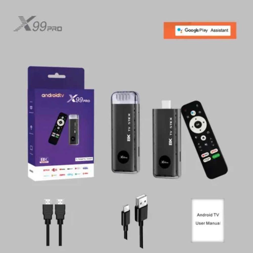 Conversor Smart Tv X99 PRO 8K UHD Google Tv VJTK79133