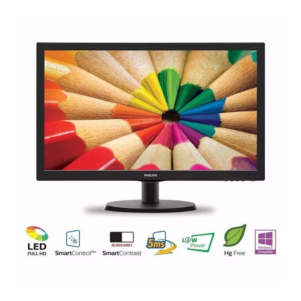 Monitor de PC LCD Philips 19″ HD (193V5LHSB2/55)