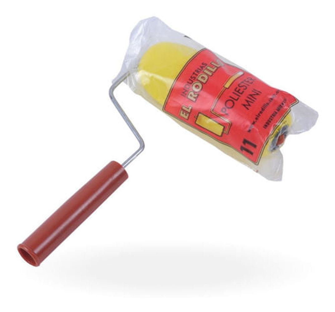 Mini Rodillo Espuma De Poliester 11cm El Rodillo