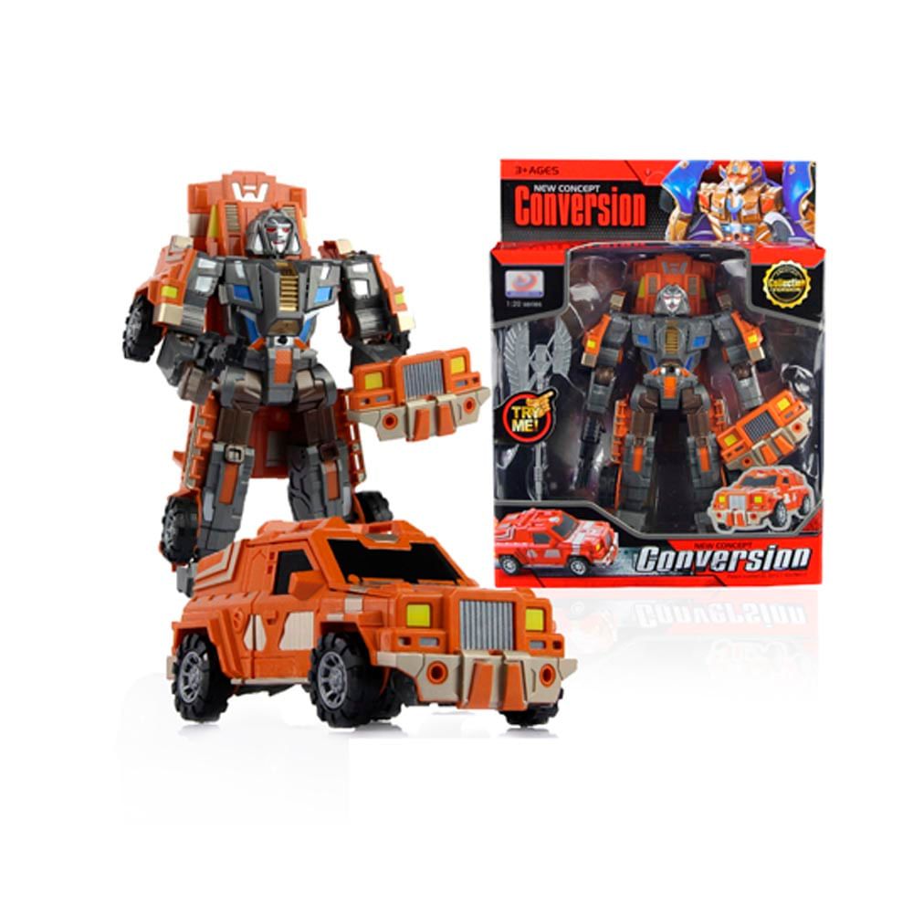 Conversion Robot Camioneta Transformable Con Sonidos Ck 0054