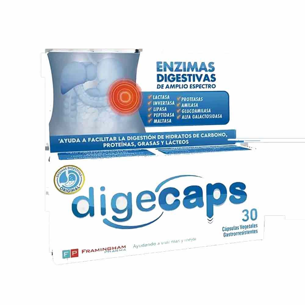 Suplemento Digecaps Digestivo x 30 Cápsulas