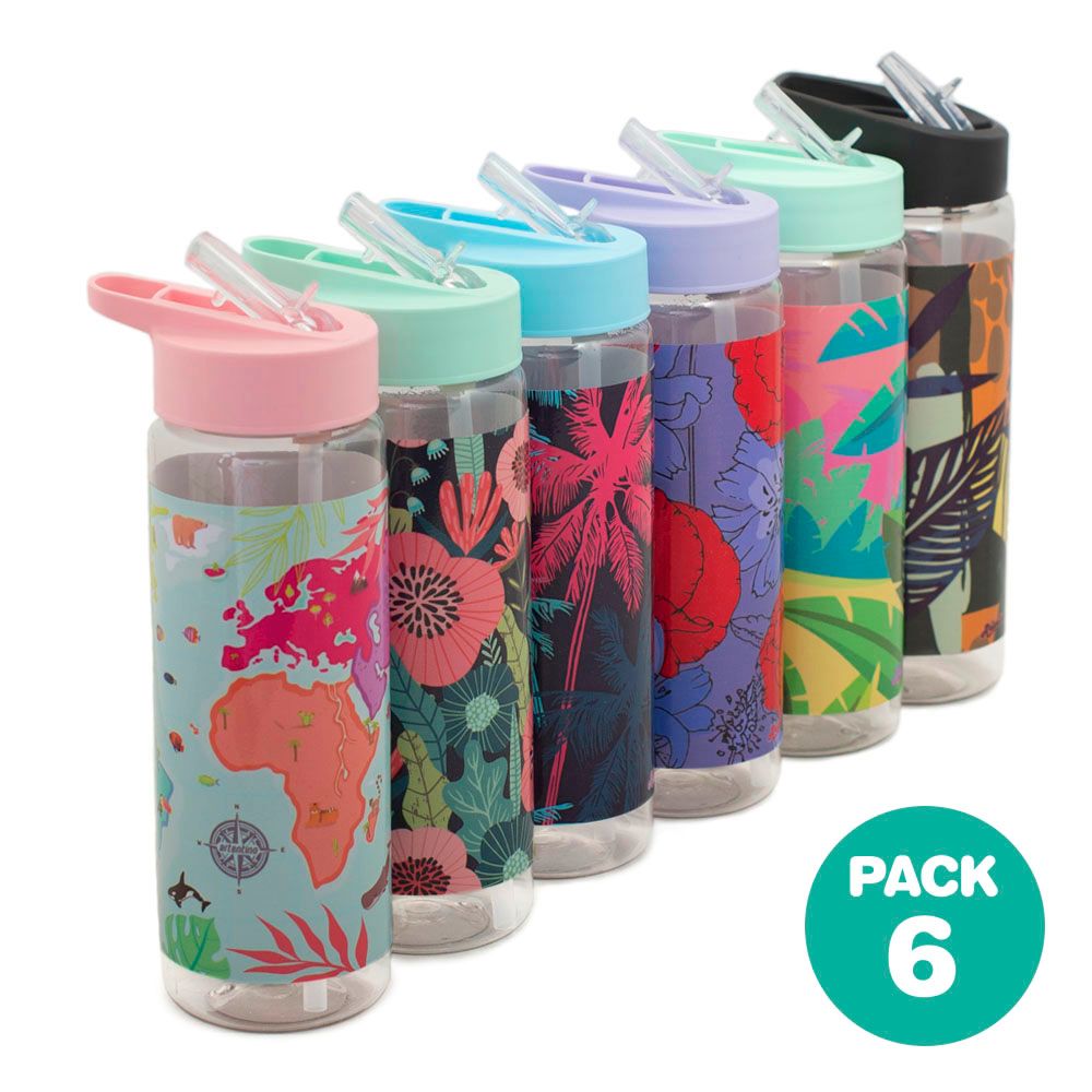 Pack 6 Botella Pico Diseño