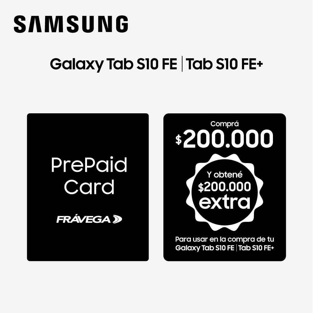 Prepaid Card Tab S10 Fe + Tab S10 Fe+