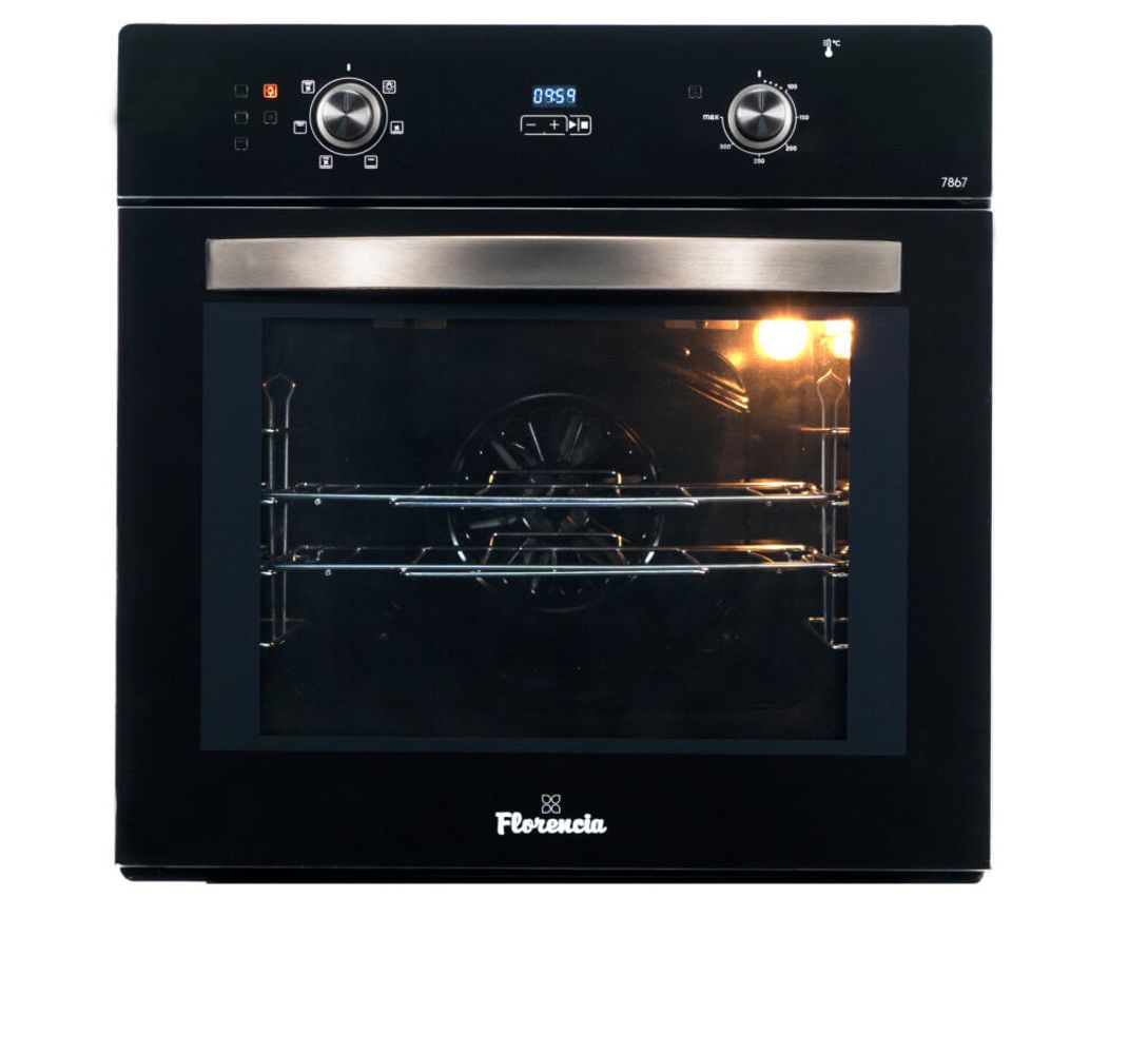 Horno Empotrable Eléct Florencia 7867e 63l Negro 220V-240V