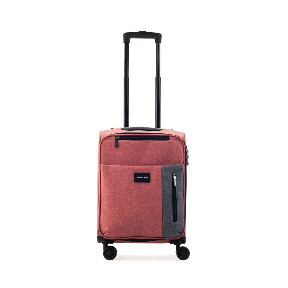 Valija Crossover Cabina Semi Rígida Rudy Poliéster Rojo