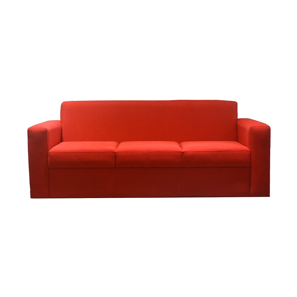 Sillon 3 Cuerpos Midtown Cata Chenille Rojo