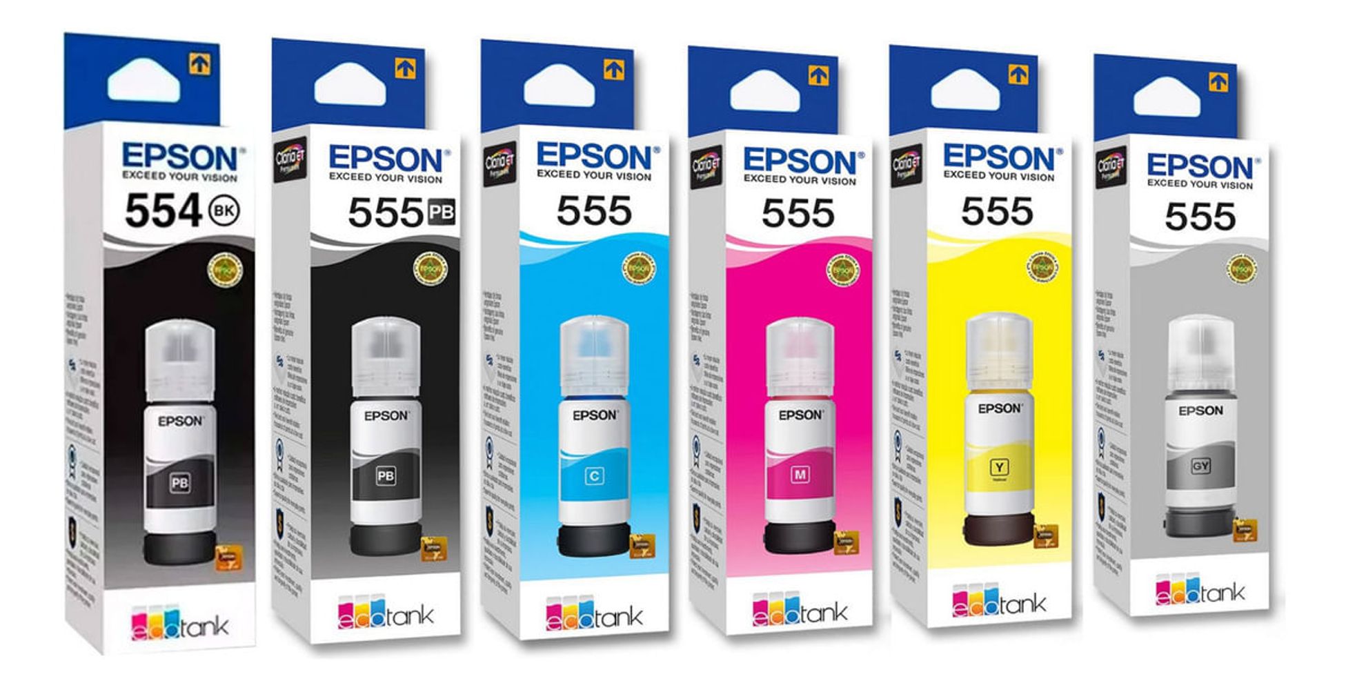 Combo Botellas Epson Ecotank T555