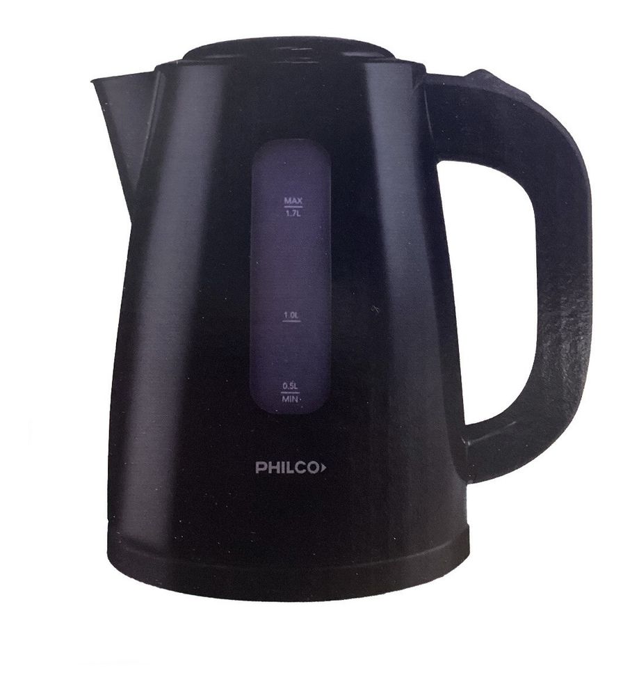 Philco Pe0821npp Pava Electrica 1.7l Hervidora Negro