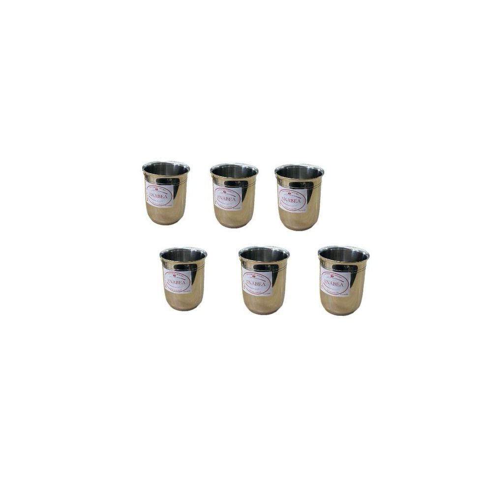 Vaso 10 Cms Acero Inoxidable Anabea X 6 Unidade