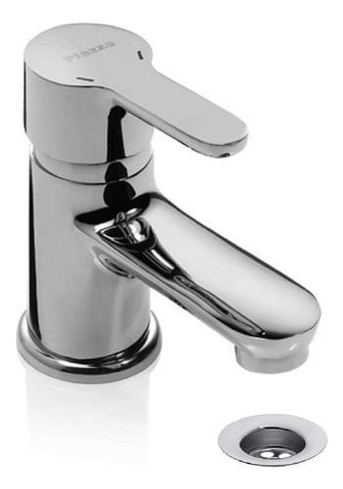 Grifería De Baño Piazza Emblem 10000 Color Plateada Y Acabado Cromado