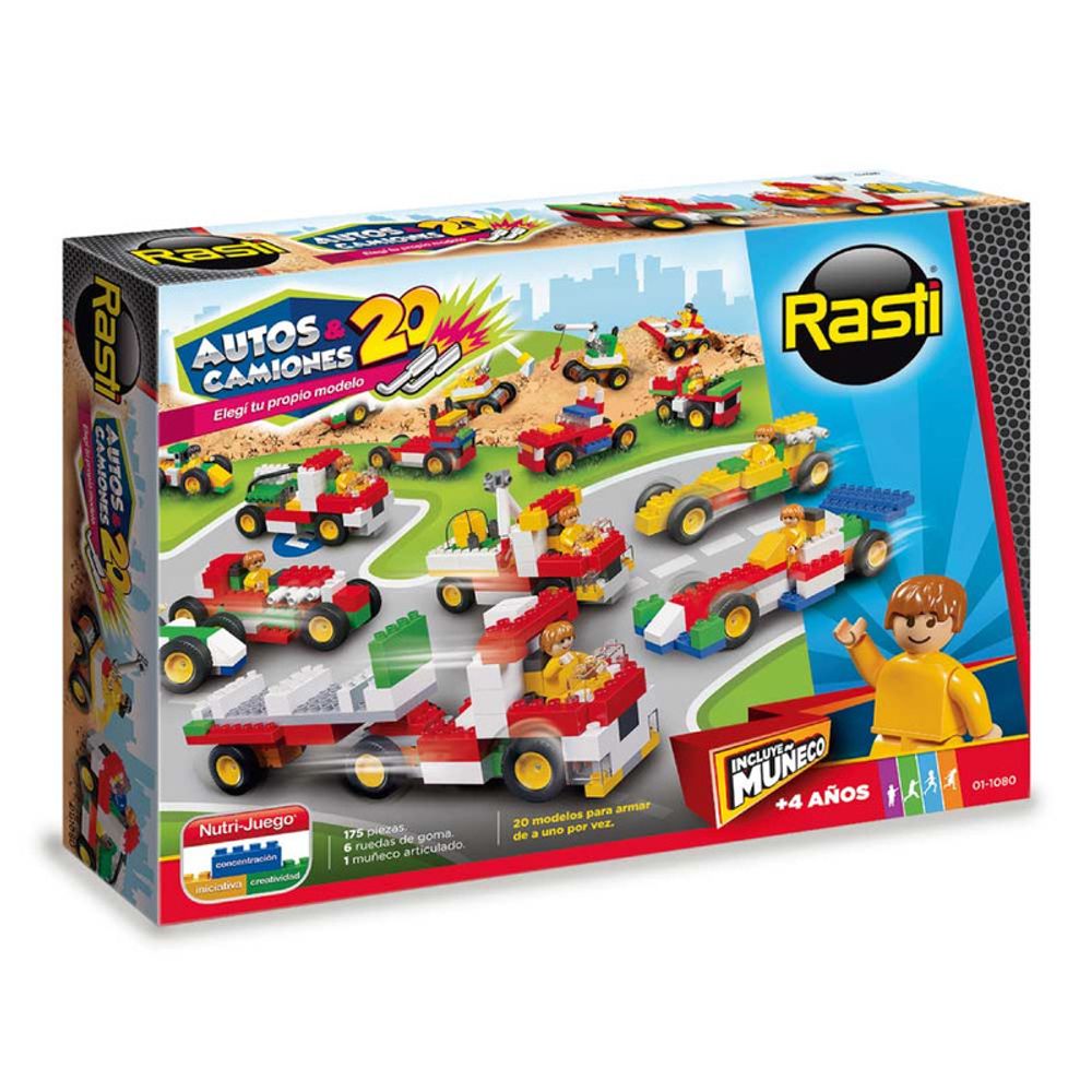 Bloques de Construcción Rasti Autos y Camiones 20