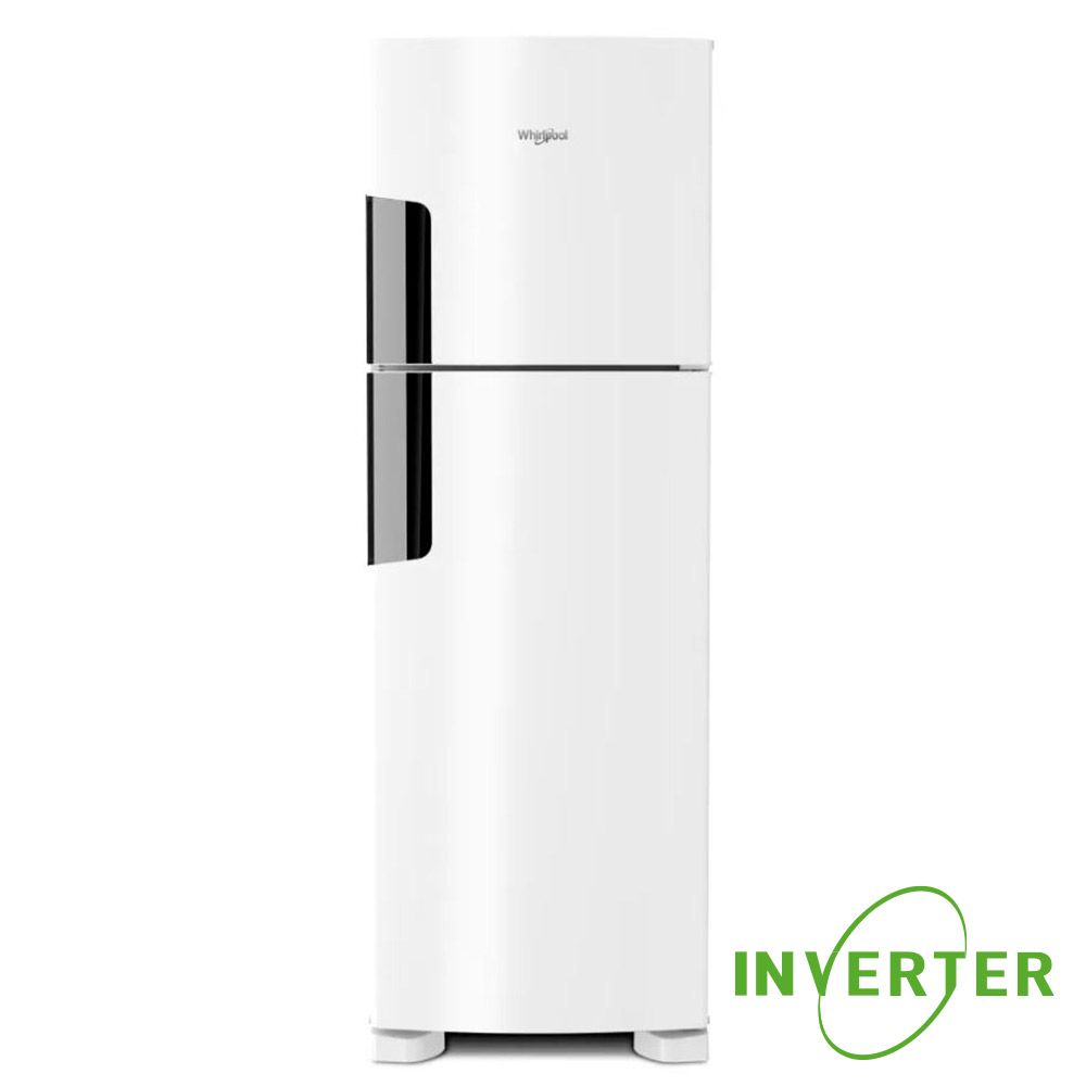 Heladera Whirlpool Inverter No Frost WRM42HB Top Mount Inox 386 lts