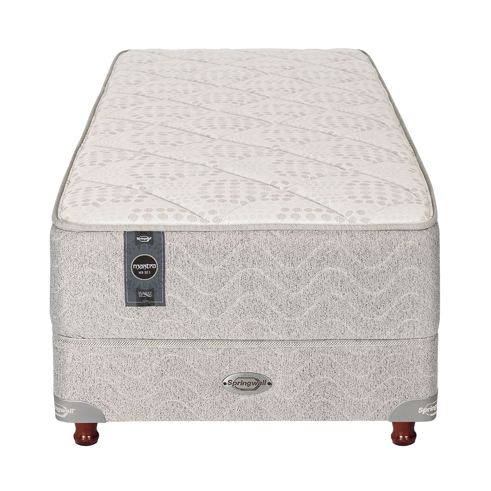 Sommier y Colchón de Resortes Springwall MCB303 con MSX118 90 x 190 cm